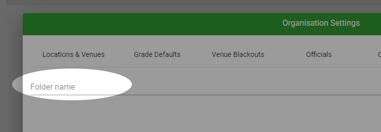 Competition Folders – Sporty Online Support Centre