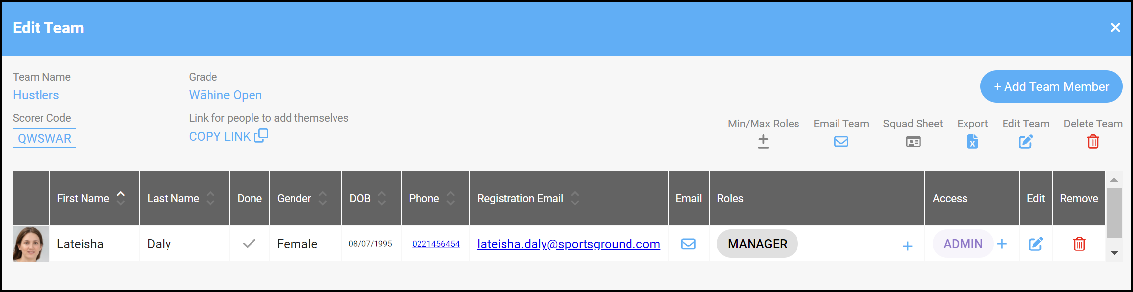 The Team Entry Process: for Team Managers – Sporty Online Support Centre