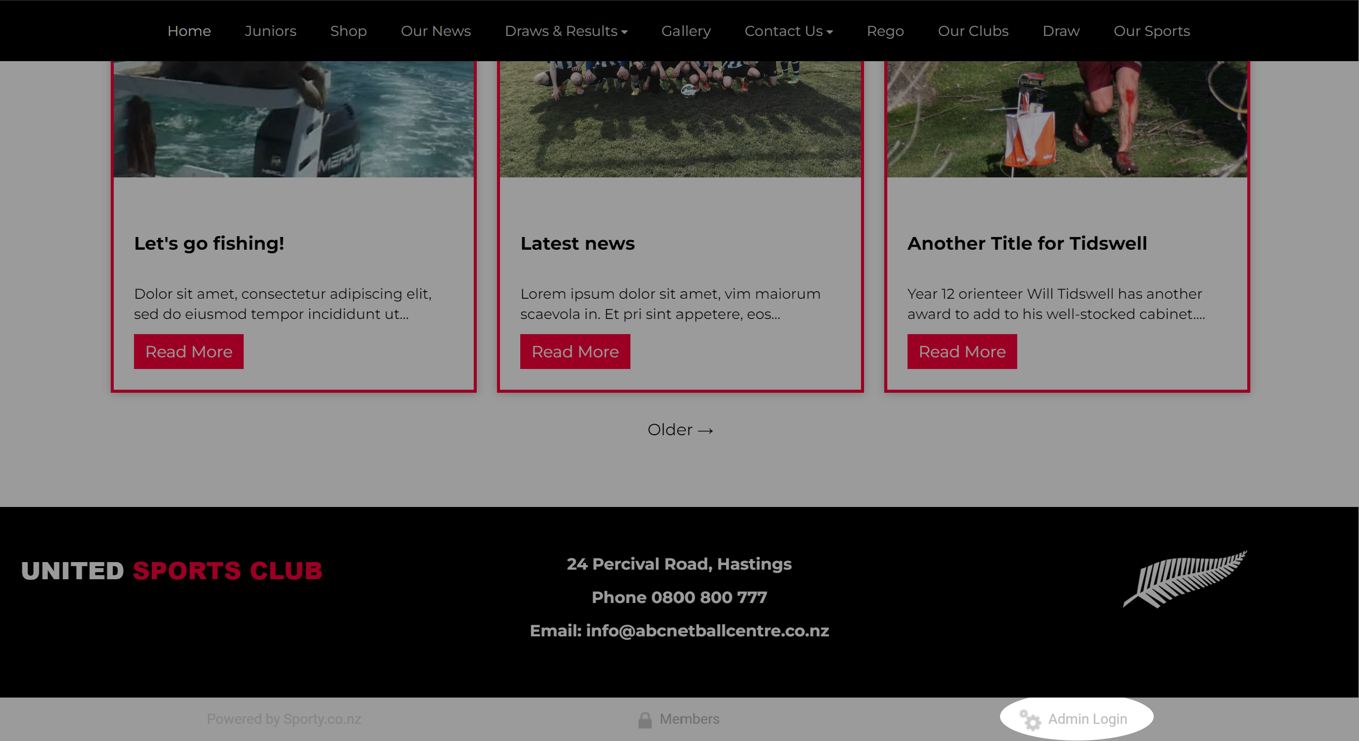 How to Login and Log out of your Sporty site, including how to change ...
