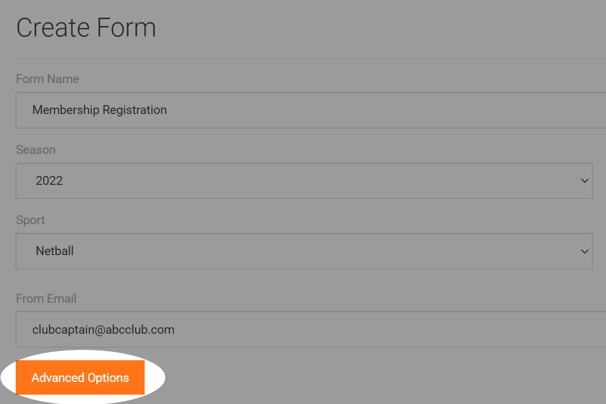 Building & Editing a Form – Sporty Online Support Centre